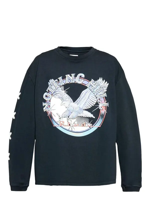 Rhude Long Sleeve T-shirt - Navy Blue