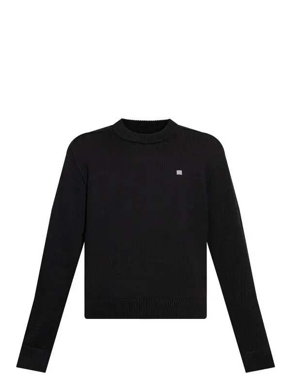 Acne Studios Sweater With Logo - Black