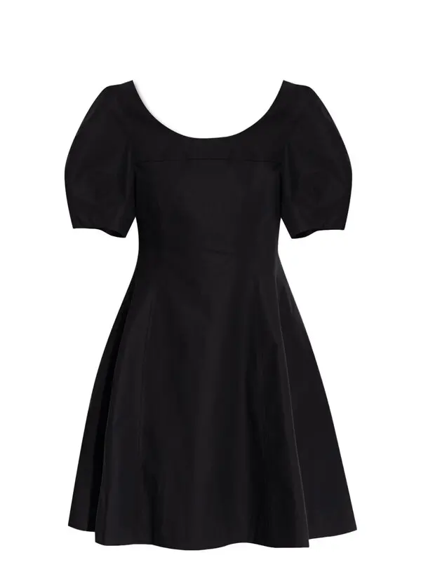 Theory Cotton Mini Dress - Black