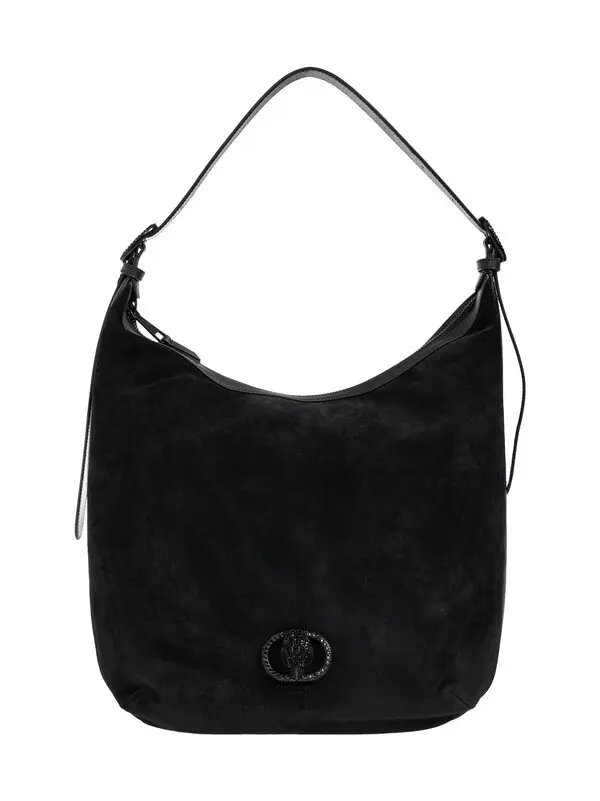 Kurt Geiger Suede Shoulder Bag - Black