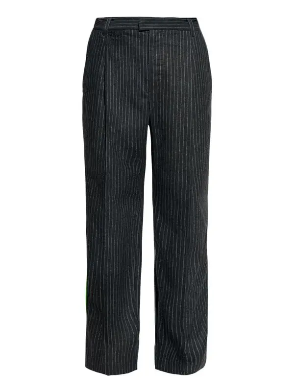 MARANT Creased Trousers - Black
