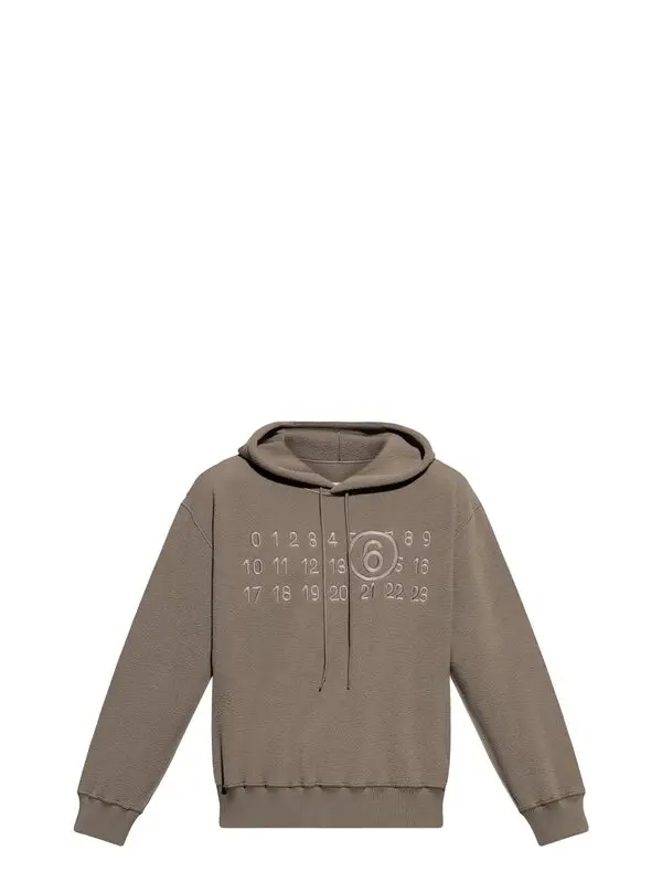 MAISON MARGIELA Polar Z Logo Fleece Sweatshirt - Grey