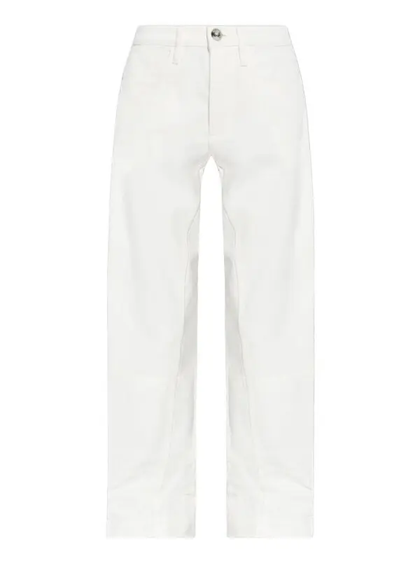 JIL SANDER Jeans With Decorative Finish - White