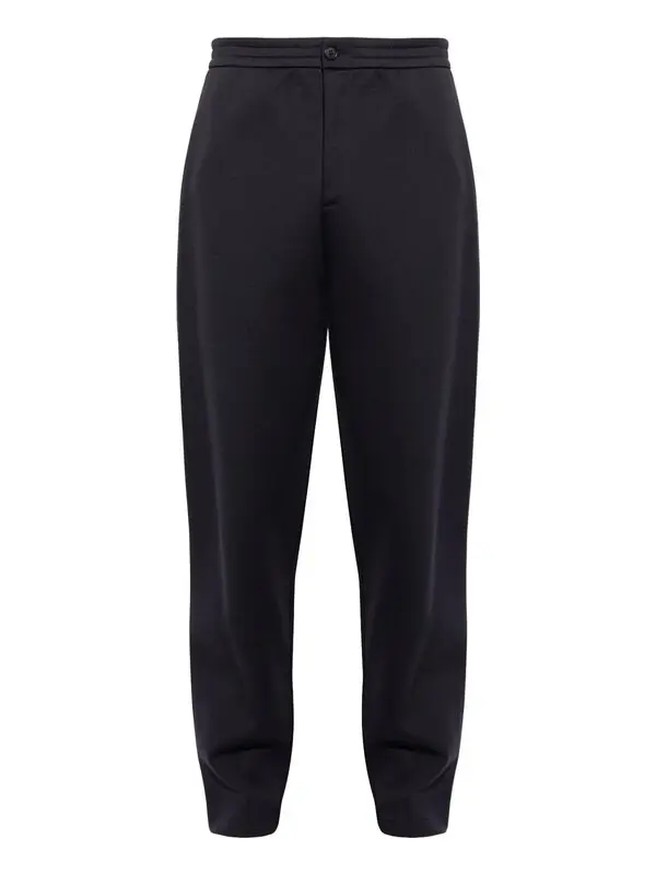 Giorgio Armani Tapered Leg Trousers - Black