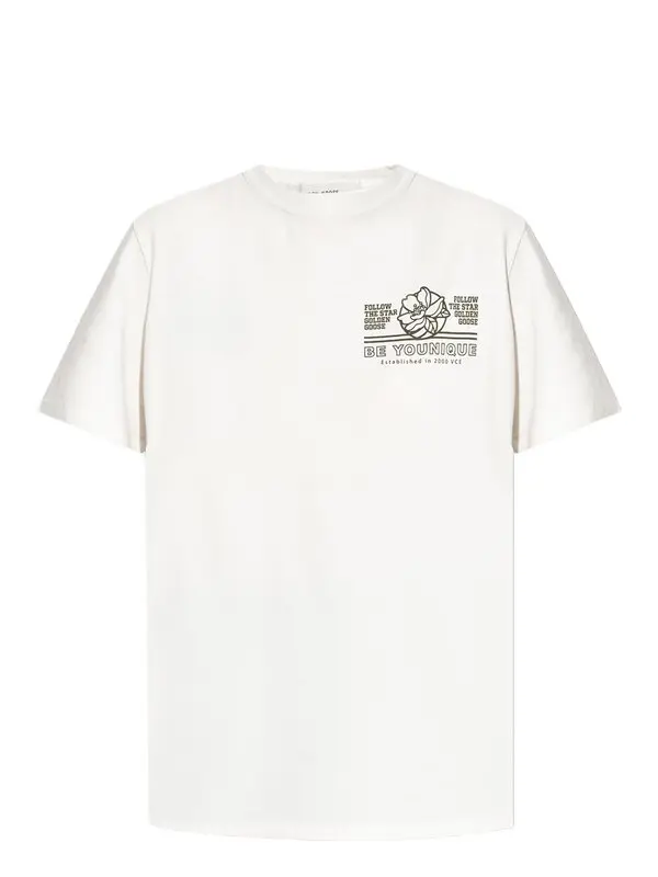 GOLDEN GOOSE Printed T-shirt - White