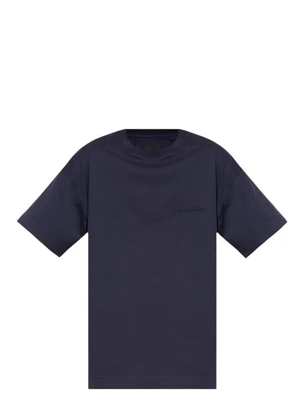 Givenchy T-shirt With Logo - Navy Blue