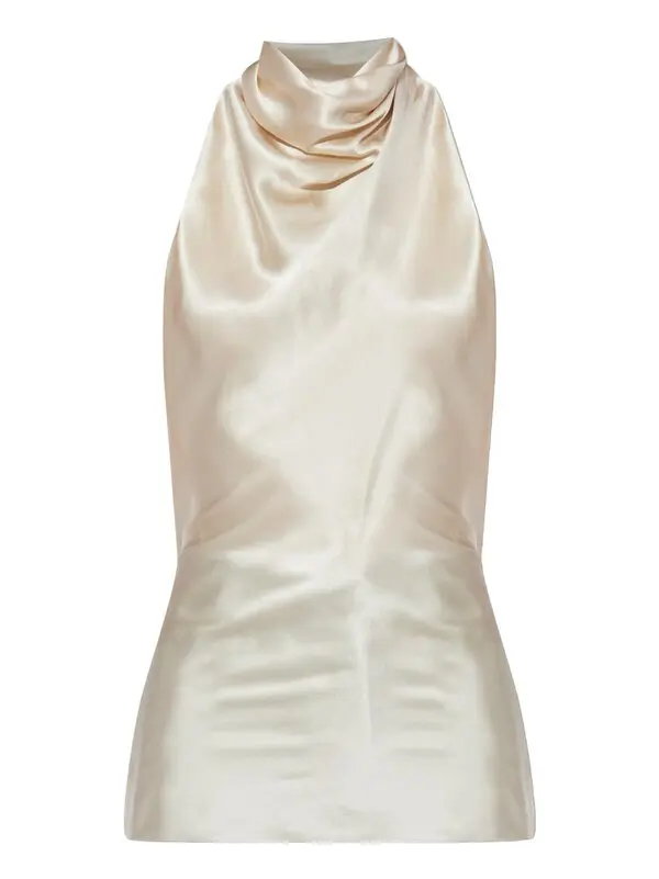 Balmain Silk Top - Cream