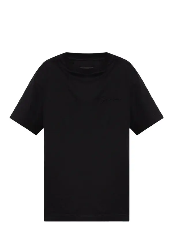 Givenchy T-shirt With Logo - Black