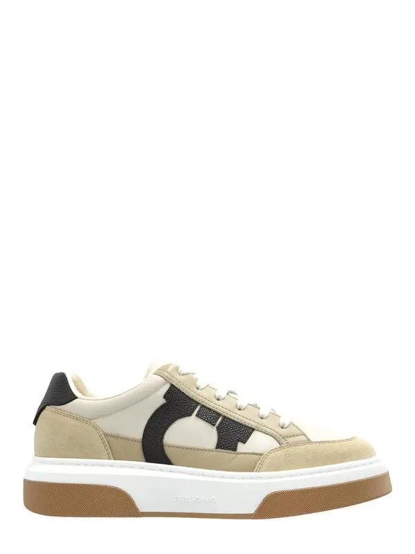 FERRAGAMO Cassina Low-profile Sneakers - Beige
