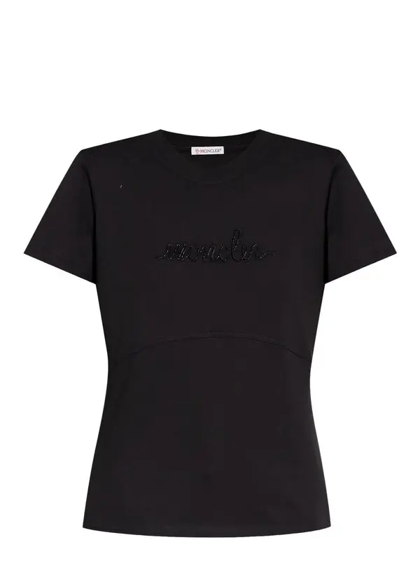 Moncler Logo T-shirt - Black