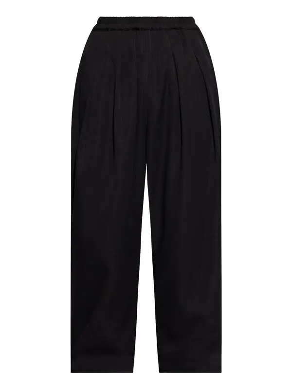 MAISON MARGIELA Wool Trousers - Black