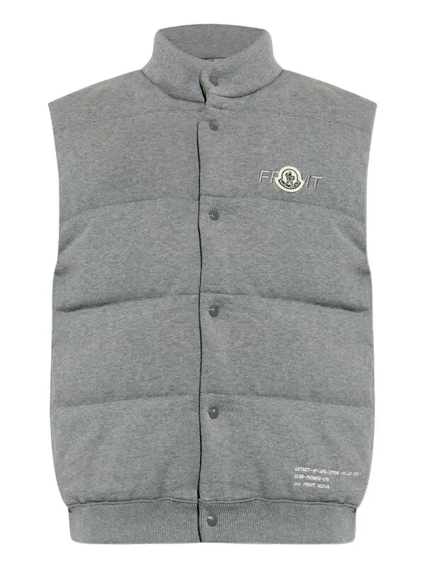 Moncler 7 Frgmt Hiroshi Fujiwara Quilted Vest - Grey