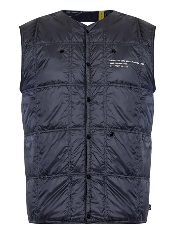 Moncler 7 Frgmt Hiroshi Fujiwara Vest - Navy Blue