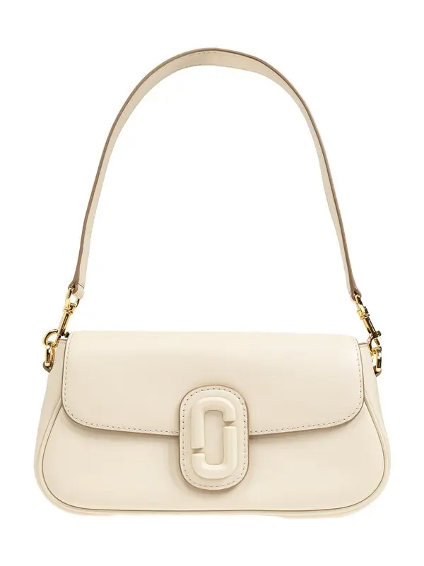 Marc Jacobs Shoulder Bag With Adjustable Straps And Gold-tone Hardware - Cream