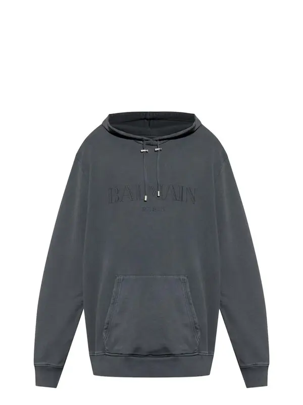 Balmain Logo Sweatshirt - Grey