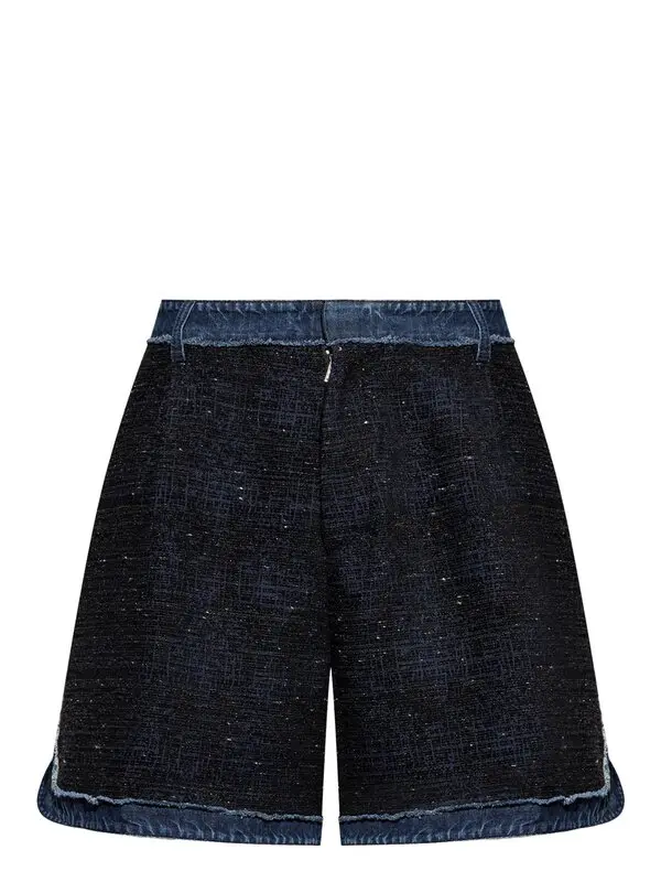 Dsquared2 Shorts In Combined Fabrics - Navy Blue