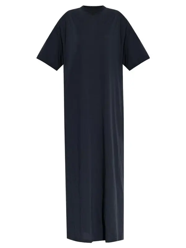 Balenciaga Cotton Maxi Dress - Navy Blue