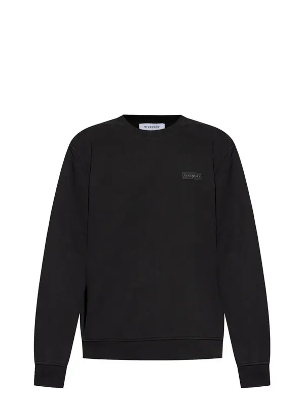 Givenchy Sweatshirt With Logo Patch - Black