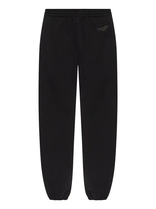Givenchy Sweatpants With Printed Logo - Black