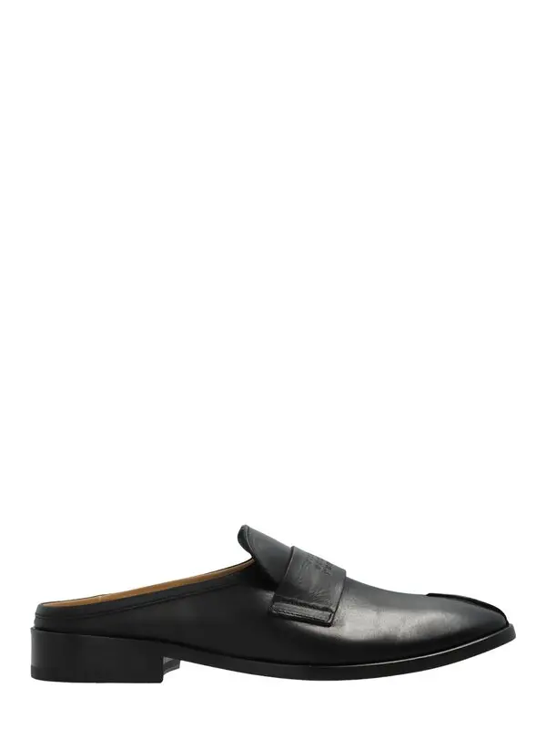 MAISON MARGIELA Leather Mules - Black