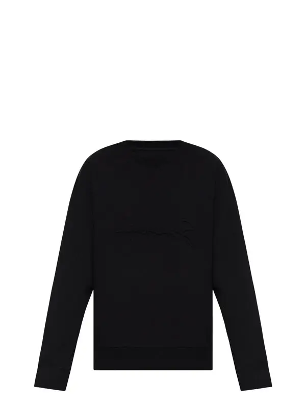 Givenchy Logo Cotton Sweatshirt - Black