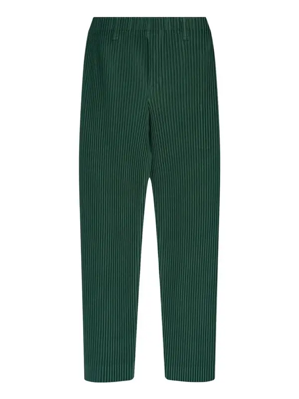 Issey Miyake Pleated Trousers - Green