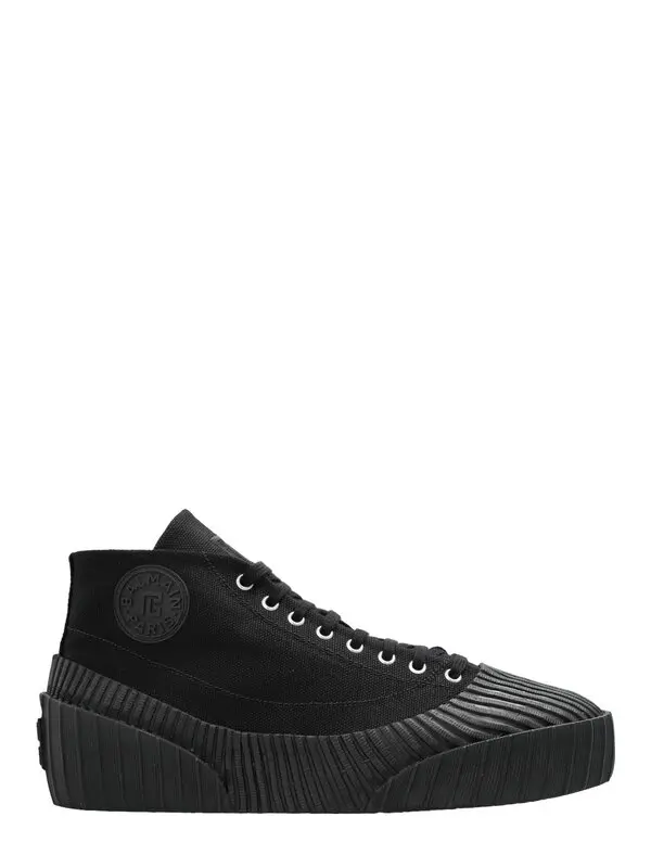 Balmain Riff High-top Sneakers - Black