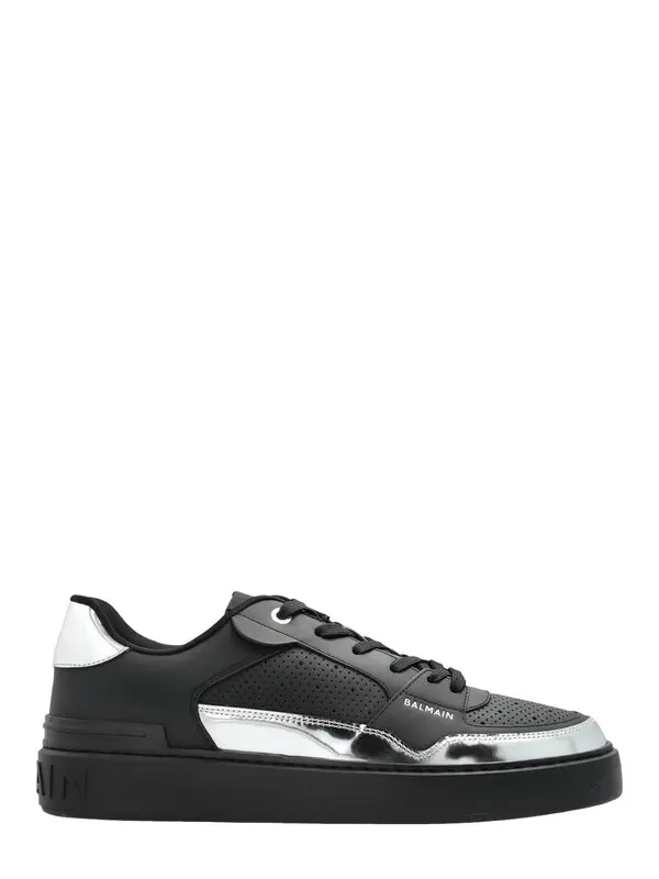 Balmain B-court Flip Sneakers - Black