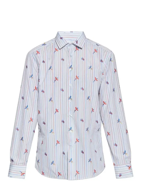 Etro Striped Shirt - Light Blue