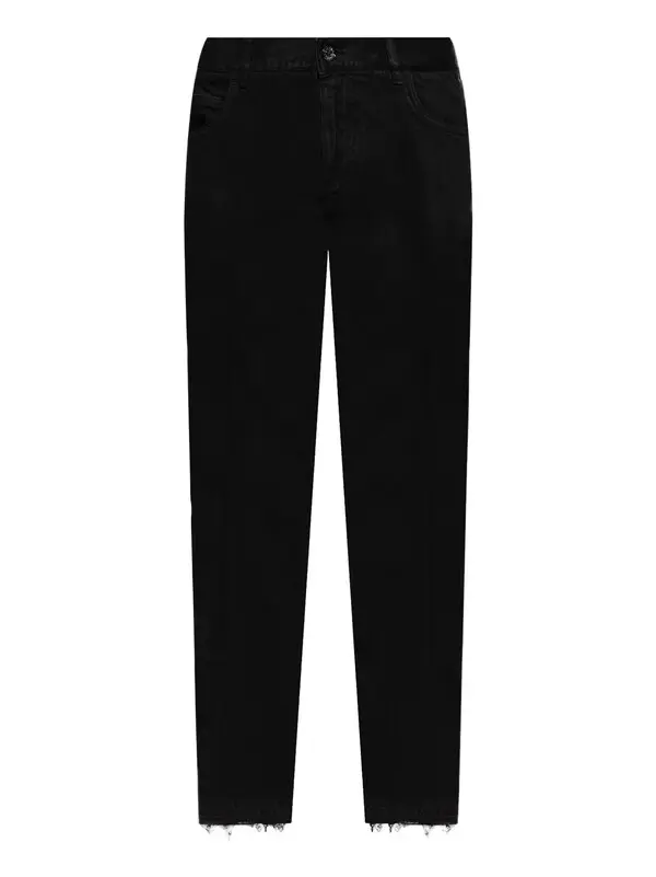Dolce & Gabbana Logo Jeans - Black