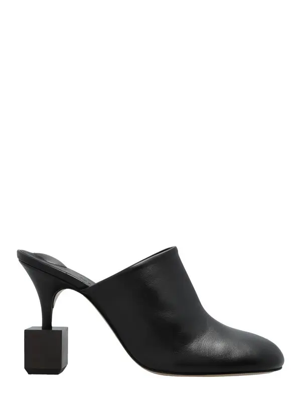 Jacquemus Heeled Mules - Black