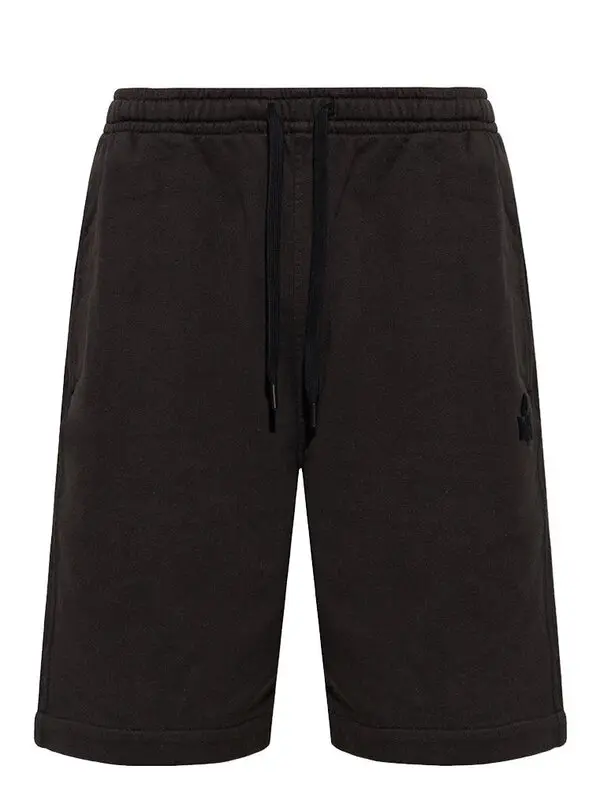 MARANT Mahelo Logo Shorts - Black