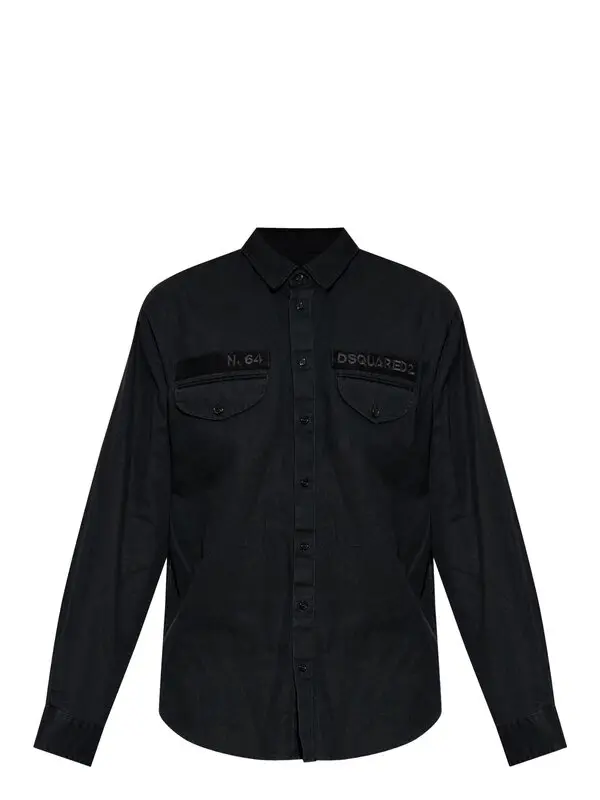 Dsquared2 Shirt With Logo - Black