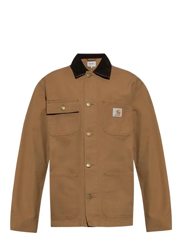 Carhartt Work In Progress Corduroy Collar Jacket - Brown