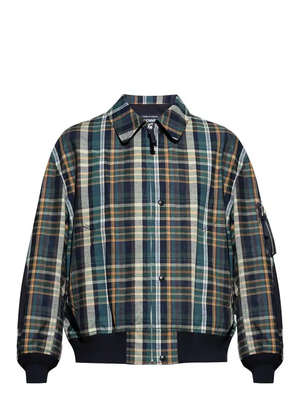 Comme Des Garçons Check Pattern Jacket - Multicolour