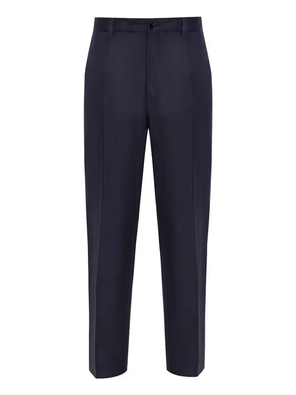 Dolce & Gabbana Wool Trousers - Navy Blue