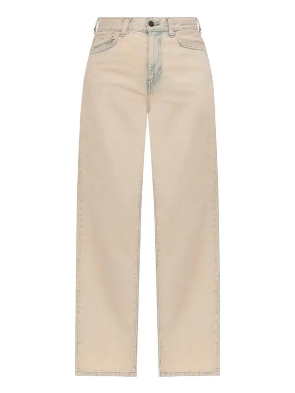 Carhartt Work In Progress High-waisted Boyfriend Jeans - Beige
