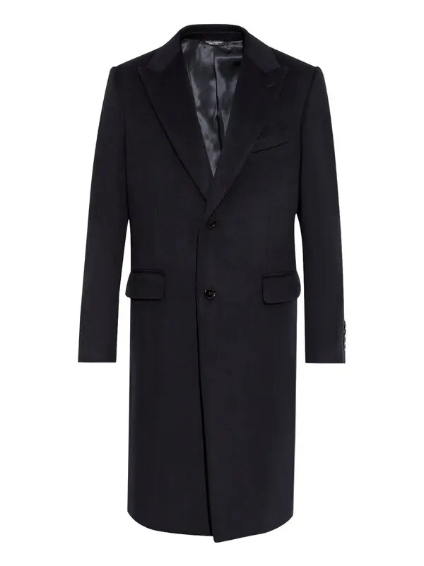 Dolce & Gabbana Cashmere Coat - Black