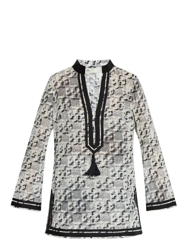 Tory Burch Printed Tunic - White