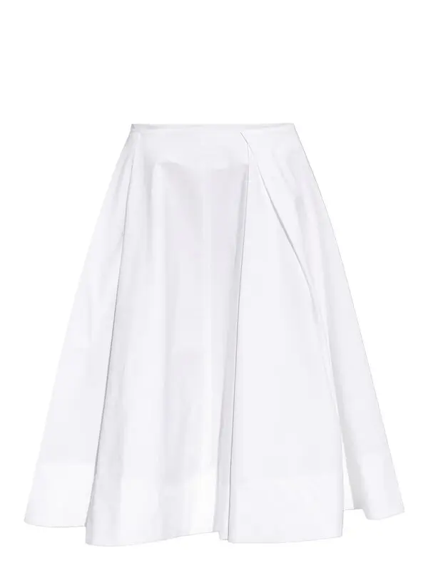 Jacquemus Flared Mid-length Skirt - White