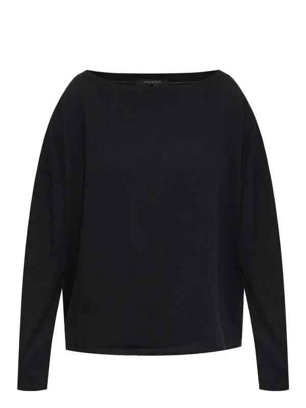 ALLSAINTS Rita Long Sleeve Top - Black