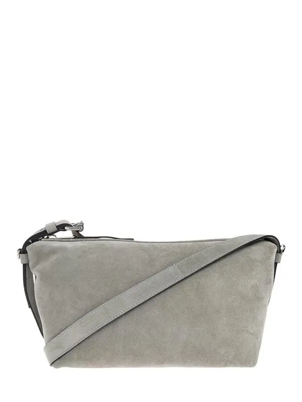 Moschino Suede Shoulder Bag - Grey