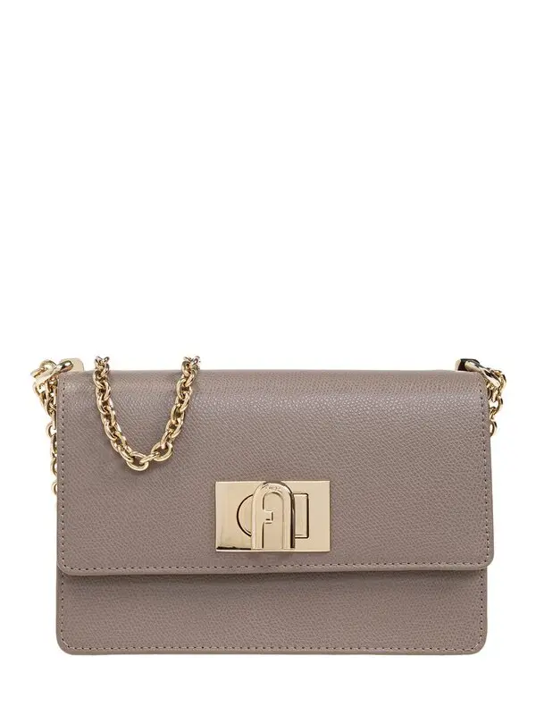 Furla 1927 Mini Shoulder Bag - Beige