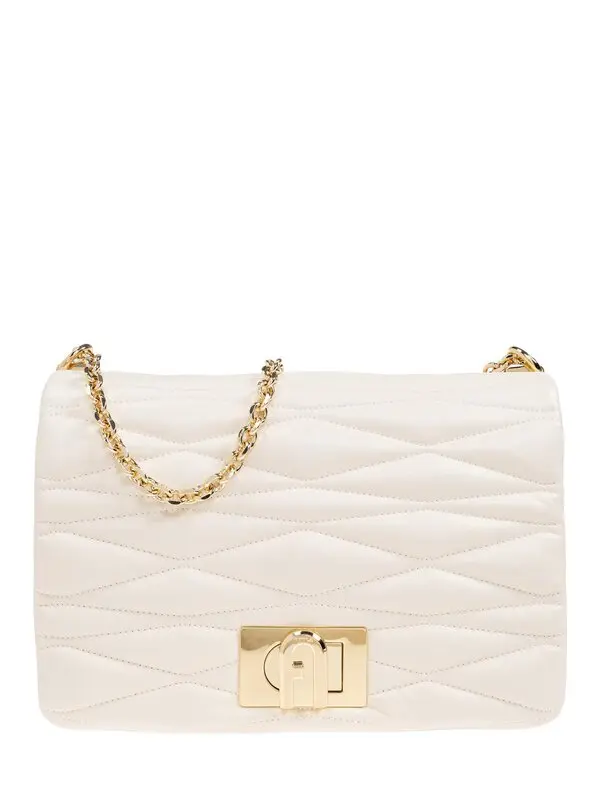 Furla 1927 Medium Shoulder Bag - Cream