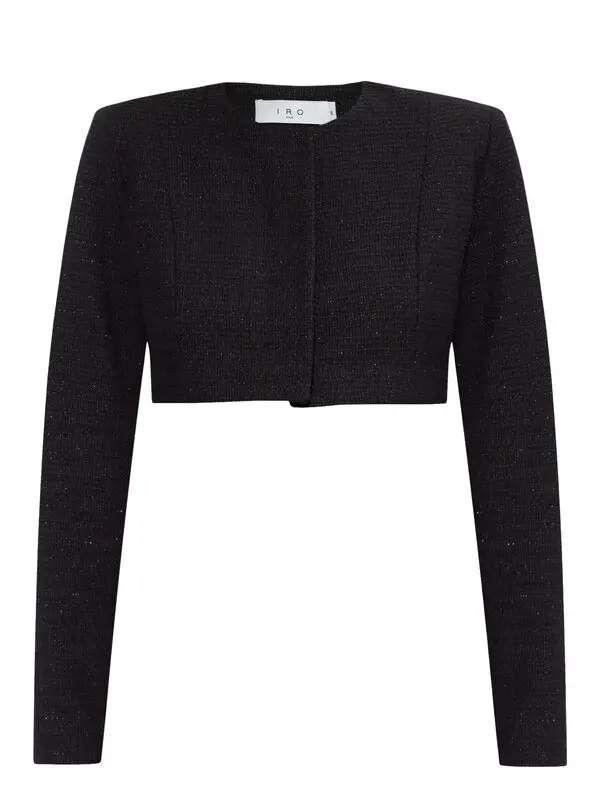 IRO PARIS Saline Cropped Blazer - Black