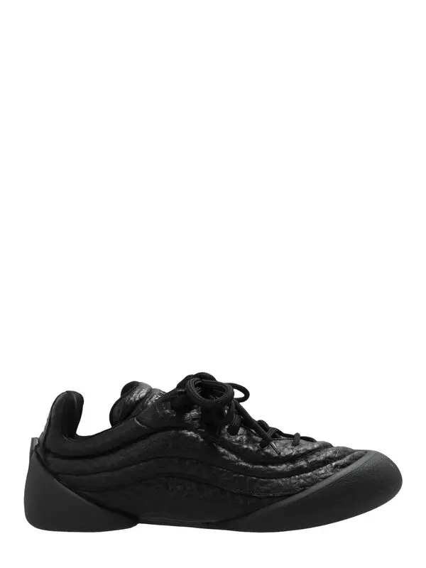 Alexander McQueen Flexion Leather Sneakers - Black