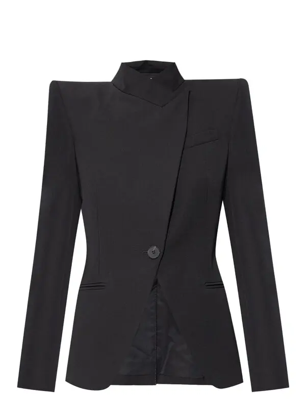 Alexander McQueen Wool Blazer - Black