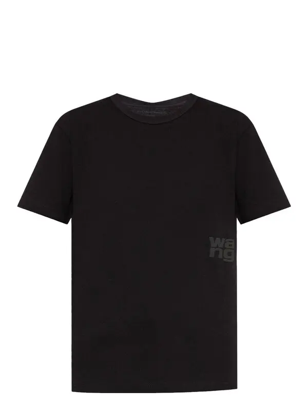 Alexander Wang T-shirt With Logo - Black