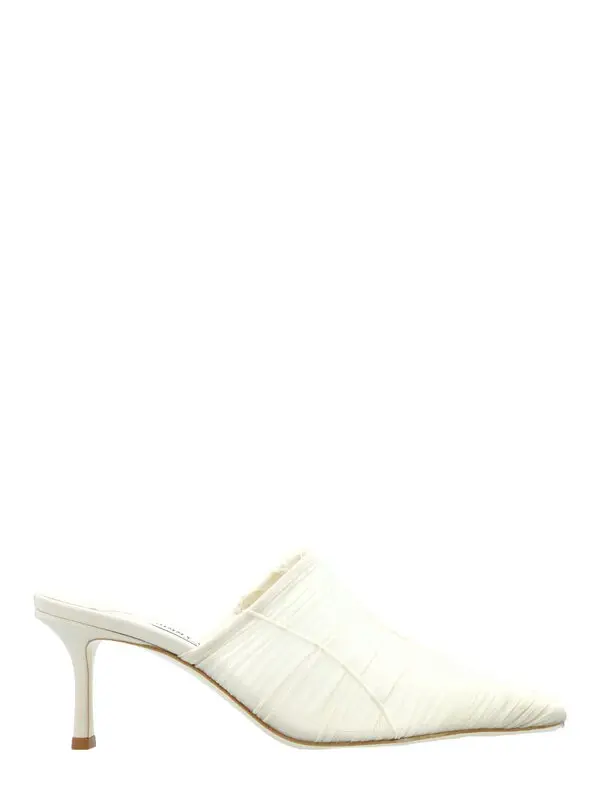 JIMMY CHOO Lotta Heeled Mules - Cream