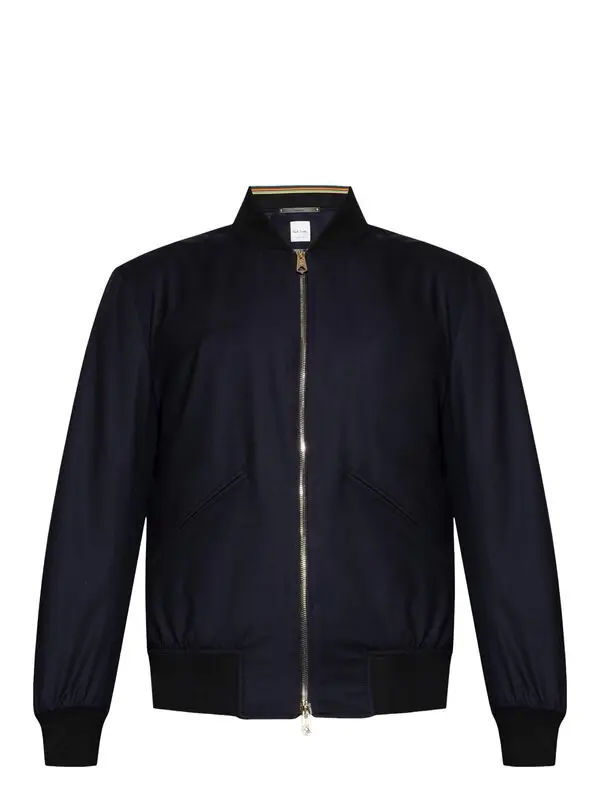Paul Smith Bomber Jacket - Navy Blue